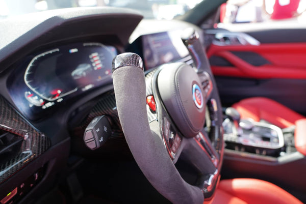 BMW G80 M3 G82 G83 M4 T FIGHTER CARBON FIBER CUSTOM STEERING WHEEL ...