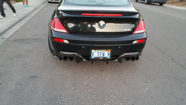 Carbon Fiber Rear Diffuser – BMW E63 M6 – DINMANN