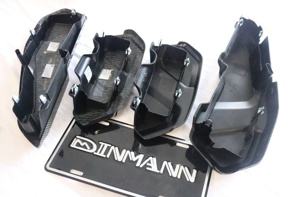 DINMANN CF | BMW F90 M5 engine compartment covers refinish in carbon f