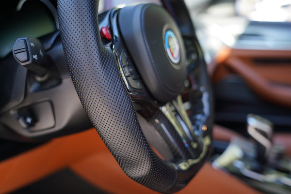 BMW G80 M3 G82 G83 M4 CARBON FIBER CUSTOM STEERING WHEEL with PERFORMA ...
